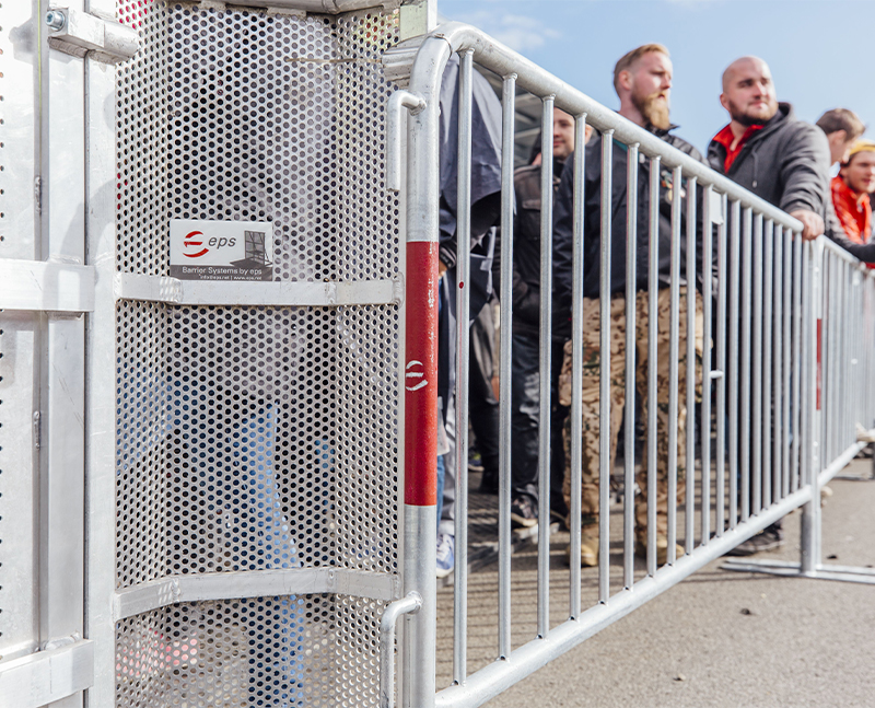 Crowd Control Barriers for Better Security and Organization